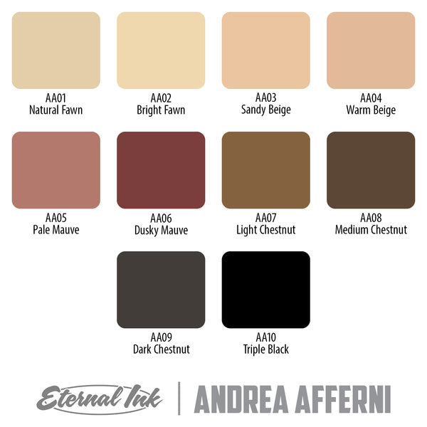 Andrea Afferni Signature Series Set-Eternal Ink - Eternal Tattoo Supply