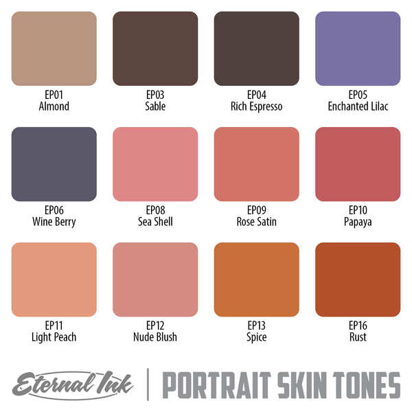 Skin Tone Chart With Names