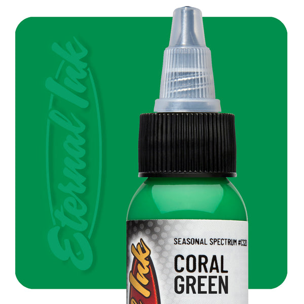 Coral Green-Eternal Ink Seasonal Spectrum - Eternal Tattoo Supply