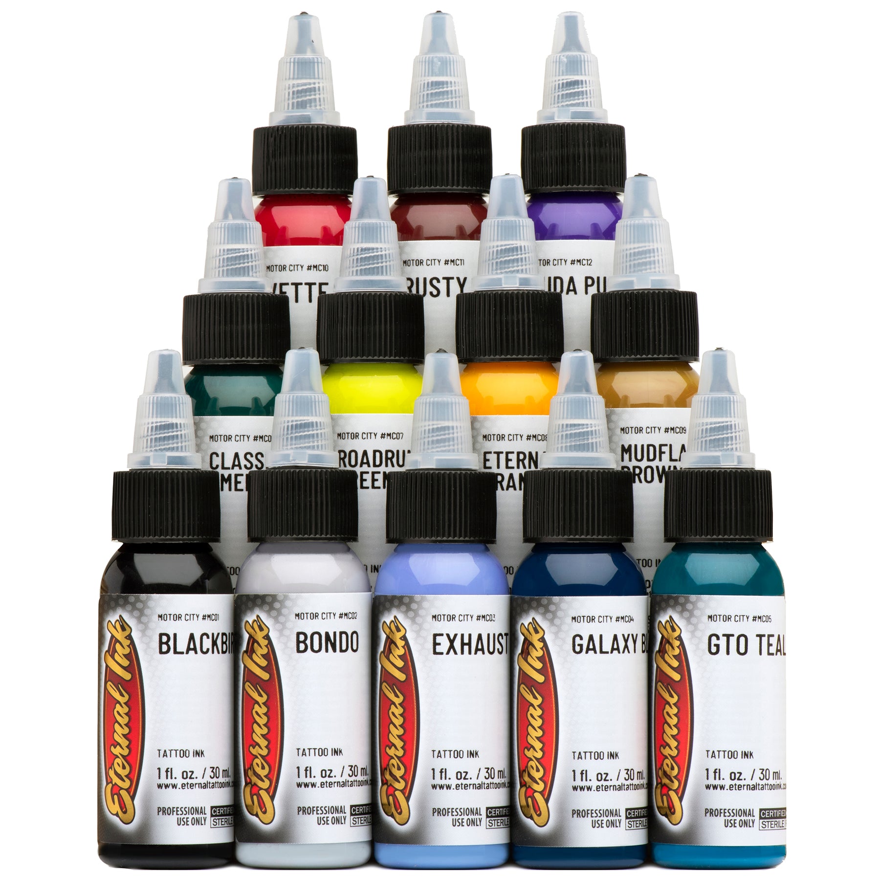 Motor City Ink Set - Eternal Tattoo Supply